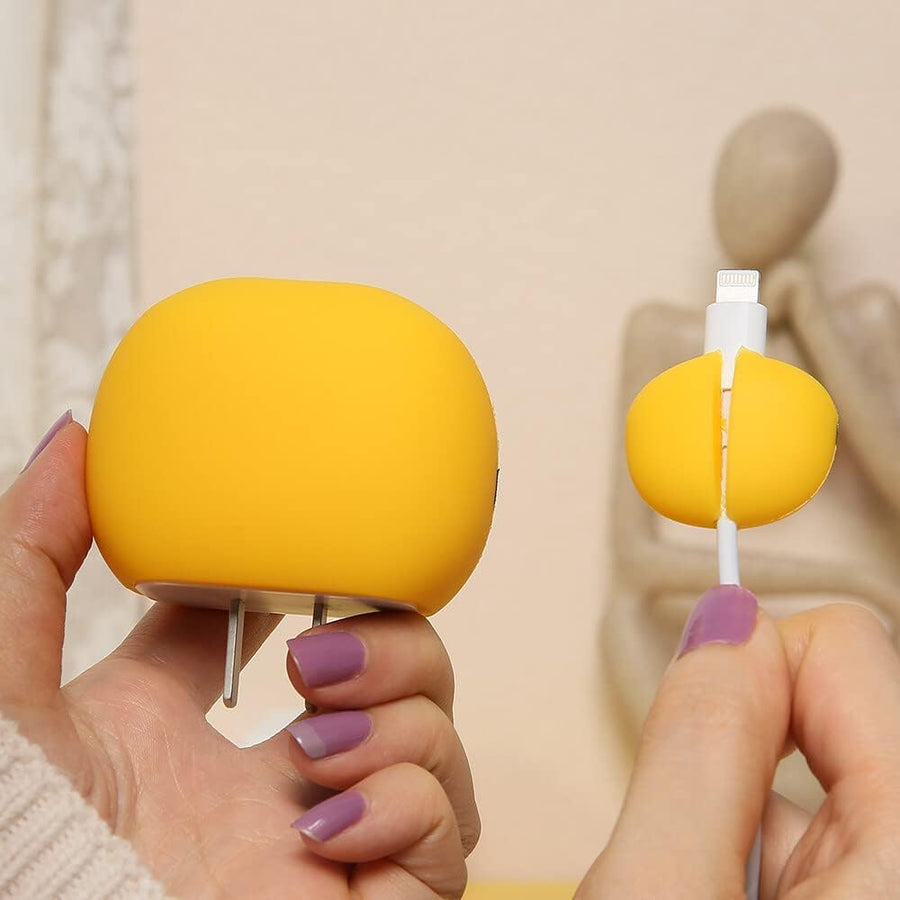 Super Cute Minion Eye Silicon Apple iPhone Charger Case – UtilityMall